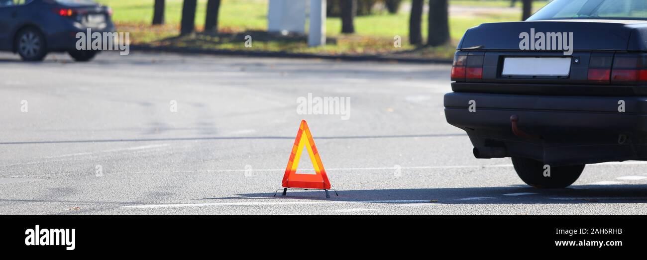 Damaged traffic sign roadside hi-res stock photography and images - Alamy