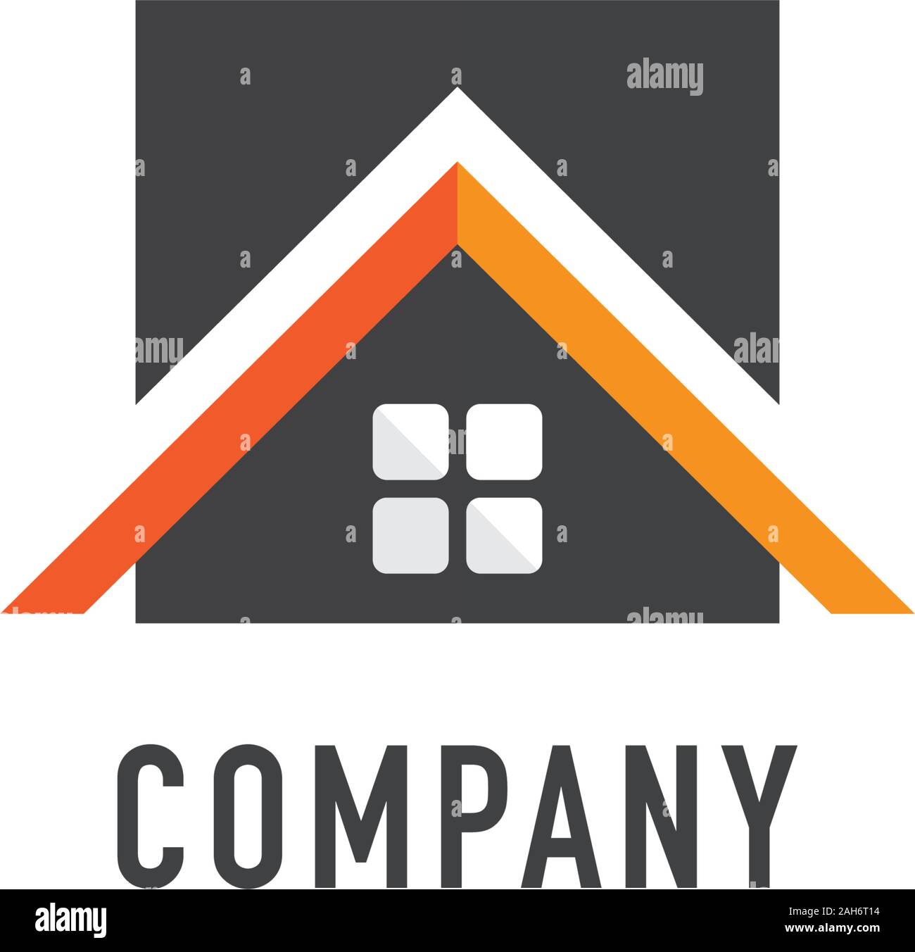 Abstract House Real Estate Logo Design Template, Home Builders Company ...