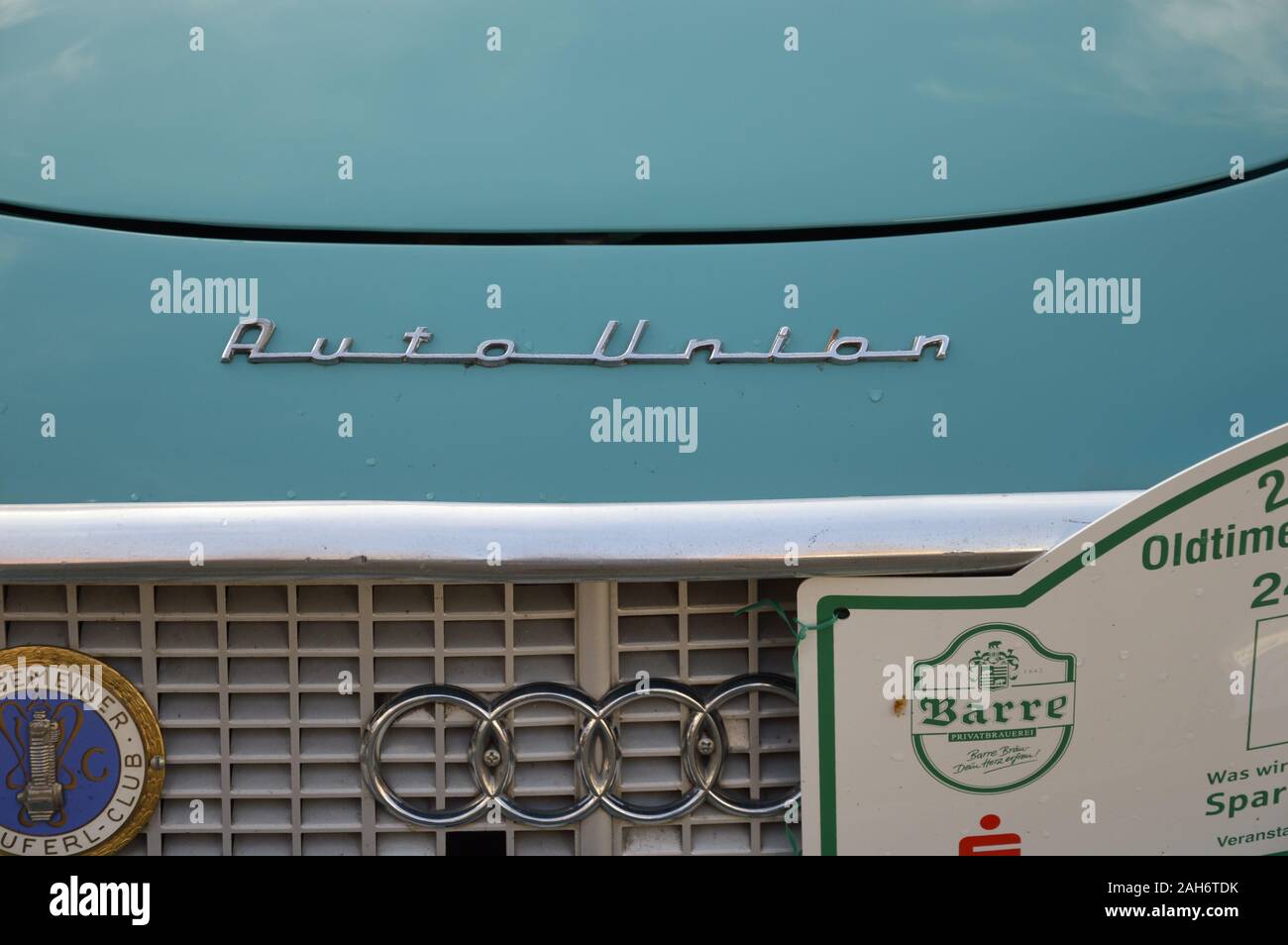 Front of the classic Audi Stock Photo - Alamy