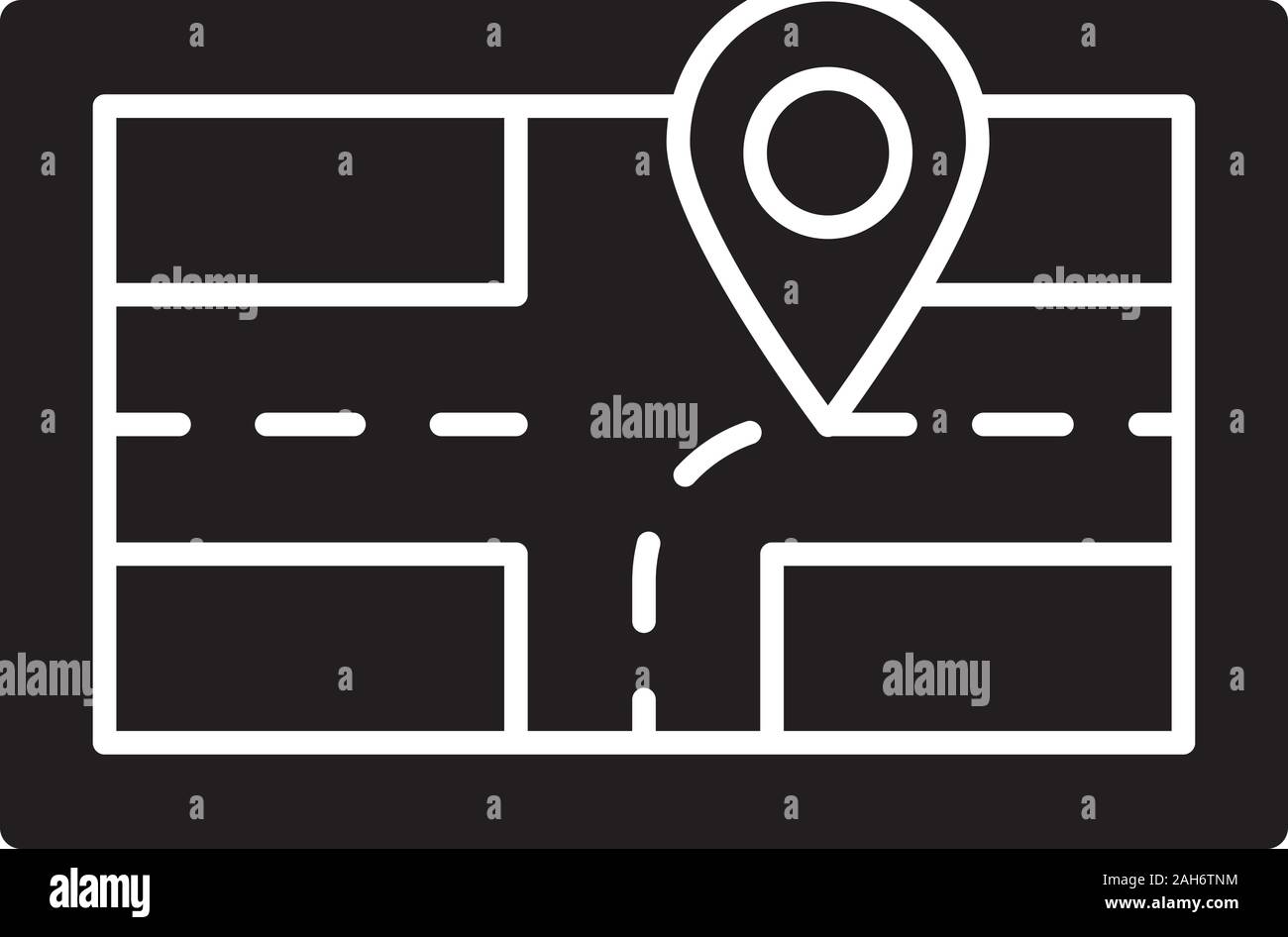 Getting directions map Stock Vector Images - Alamy