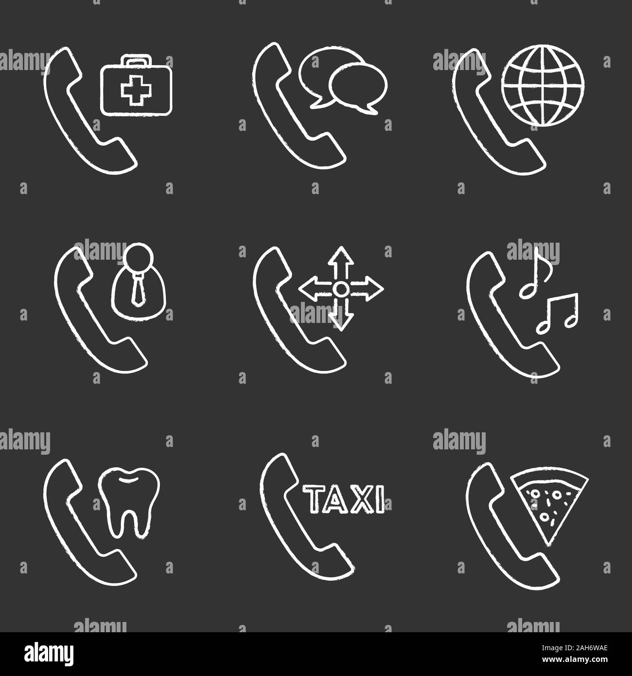 Services de communication Stock Vector Images - Alamy