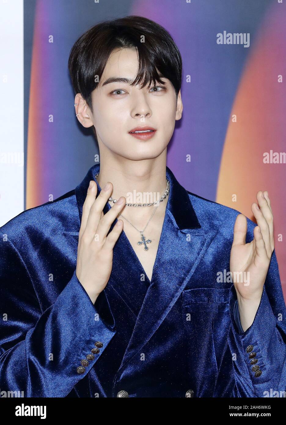 S. Korean boy group Astro Cha Eun-woo, a member of South Korean boy ...