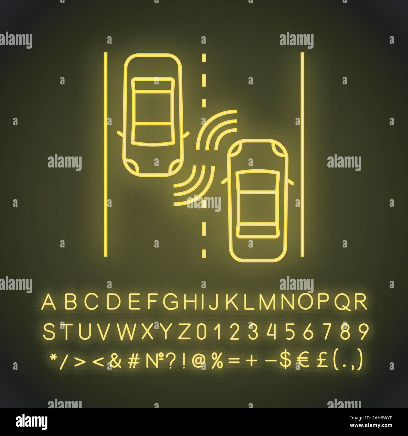 Position all wireless cars Stock Vector Images - Alamy