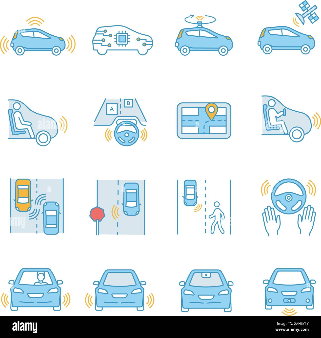 Road signs vector illustration pack hi-res stock photography and images ...