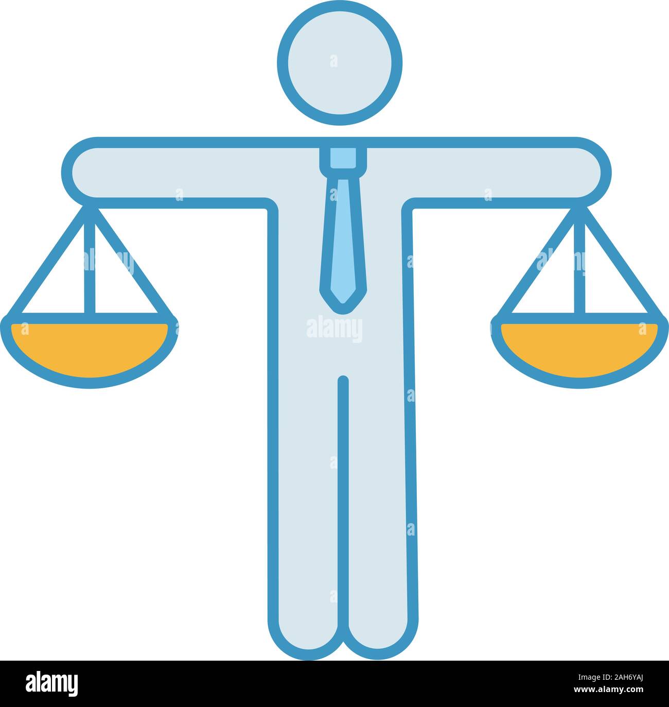 Business ethic color icon. Honesty. Morality. Law and regulation. Moral ...