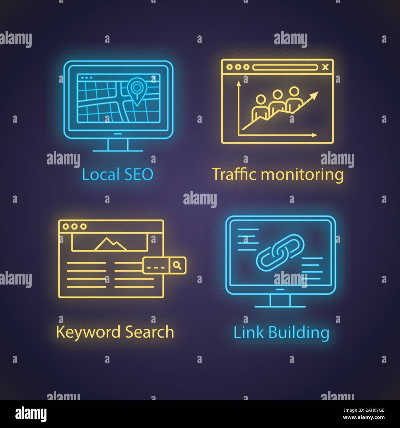 Local signs sign Stock Vector Images - Alamy