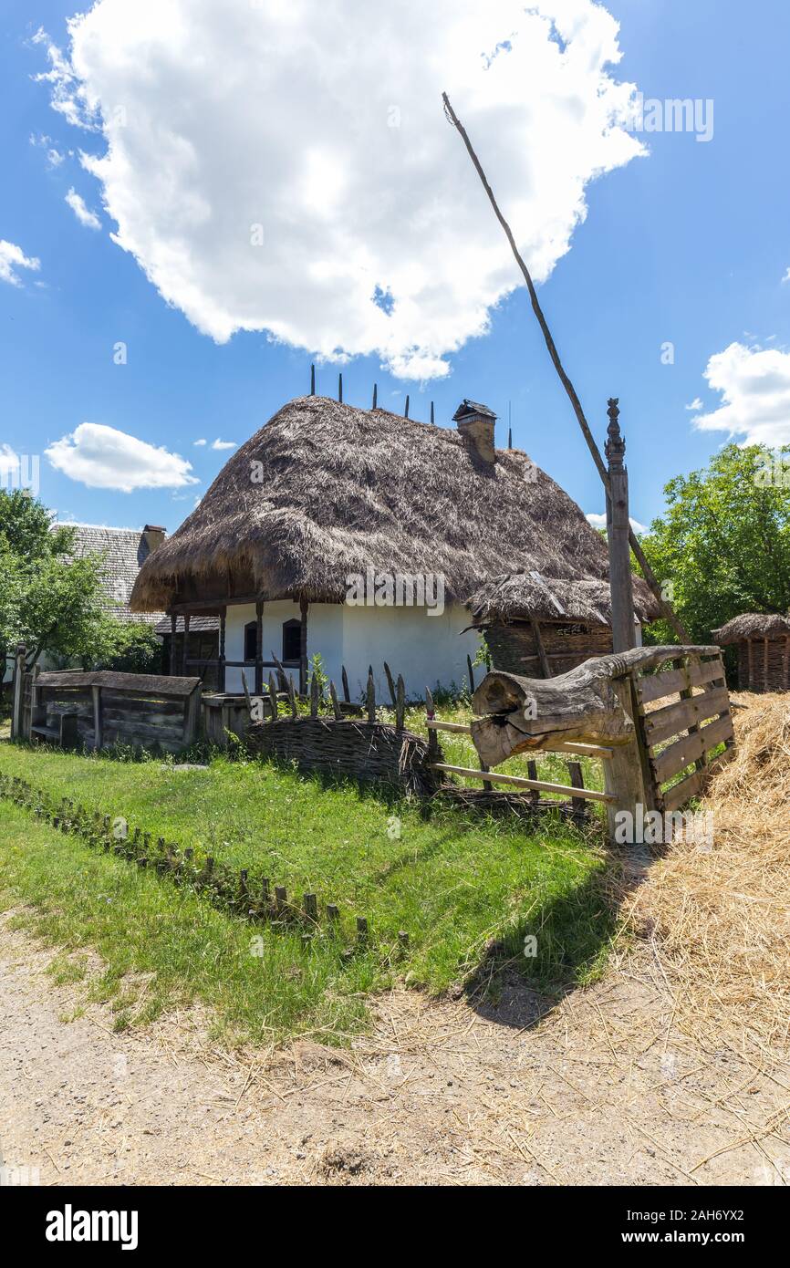 Szentendre, Hungary - July 01 2018: In Szentendre Skanzen Village ...
