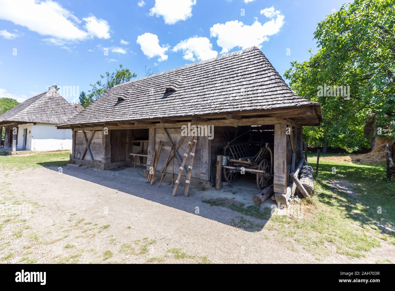 Szentendre, Hungary - July 01 2018: In Szentendre Skanzen Village ...