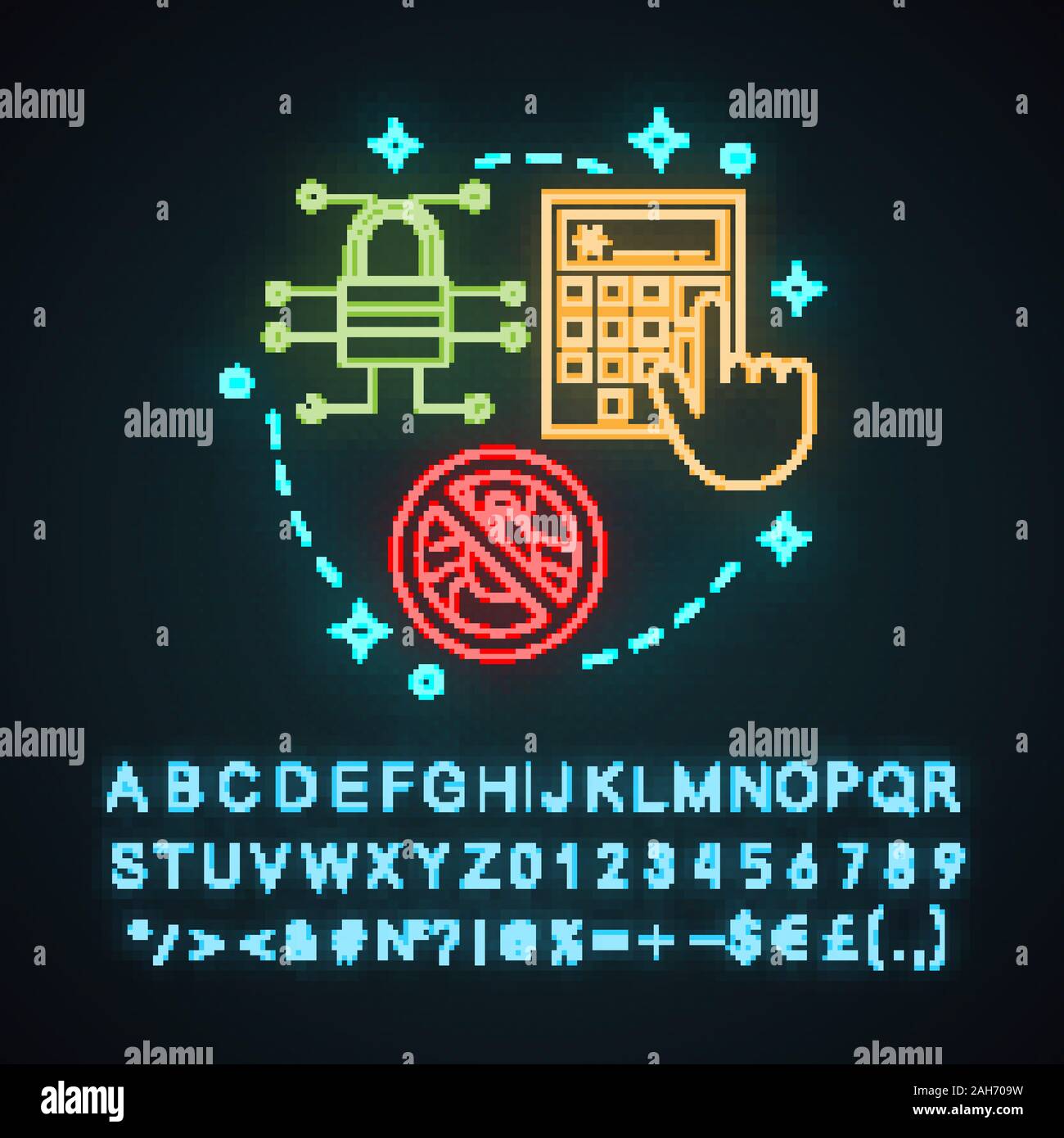 Sym technology logo Stock Vector Images - Alamy