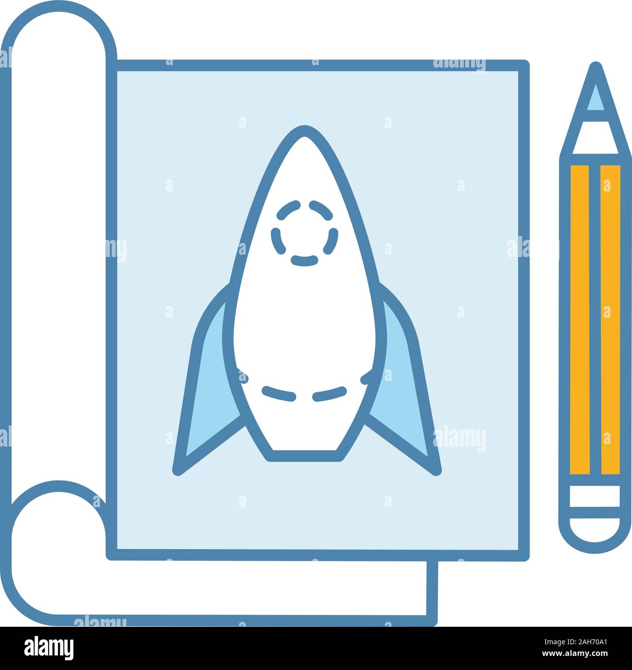 Product prototype creation color icon. Startup planning. Prototyping ...