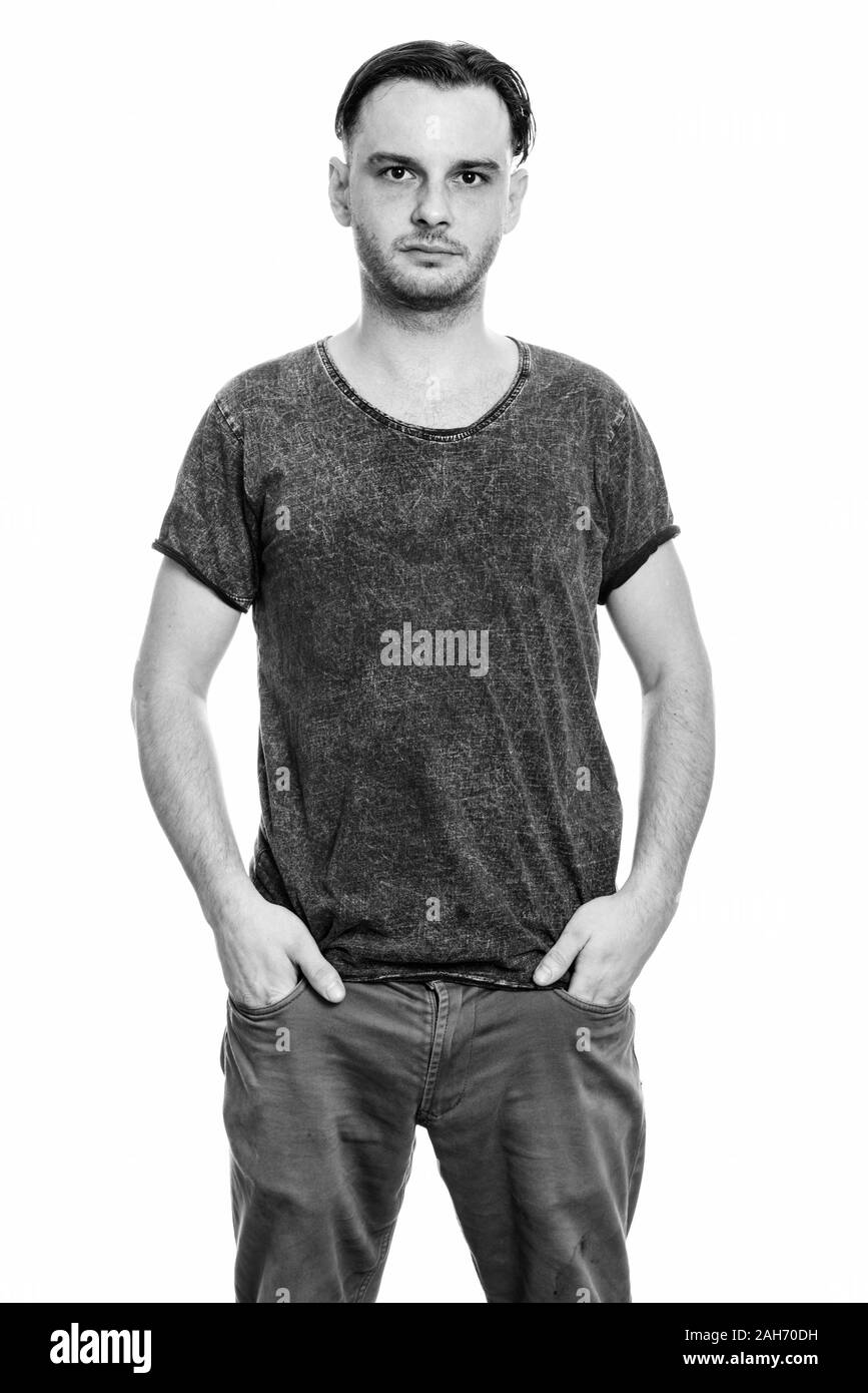 Model portrait in studio Cut Out Stock Images & Pictures - Alamy