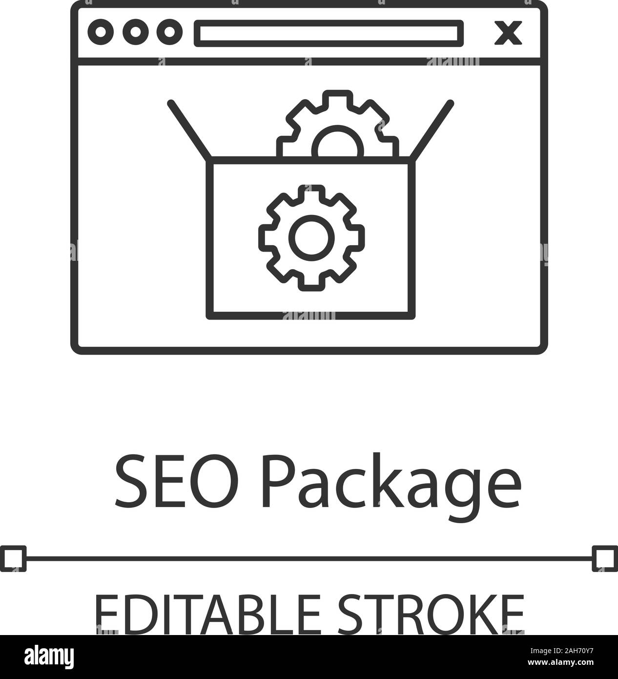 Ons icon Stock Vector Images - Alamy