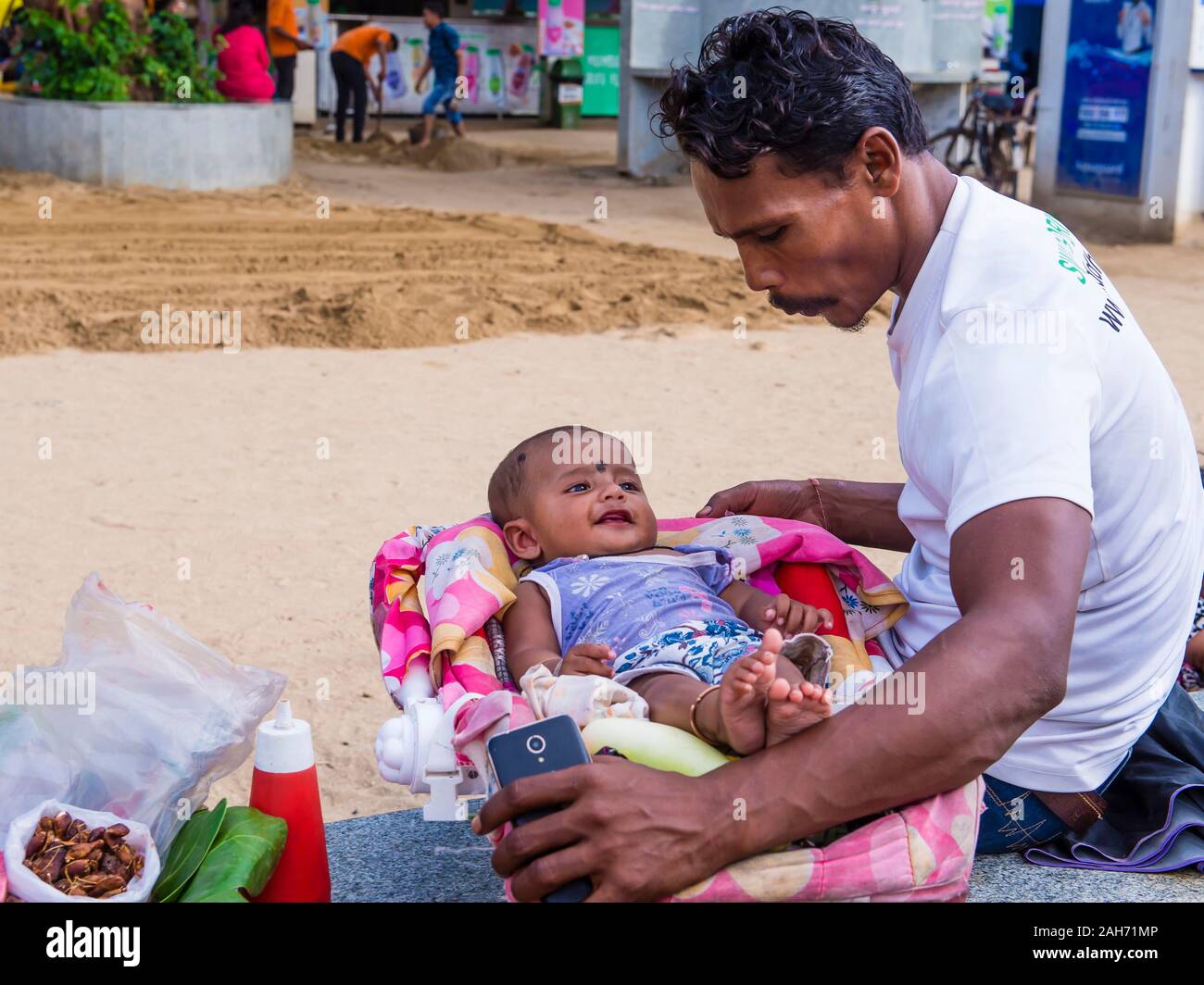 Indian people in Asalfa neighborhood in Ghatkopar, a suburb of Mumbai ...