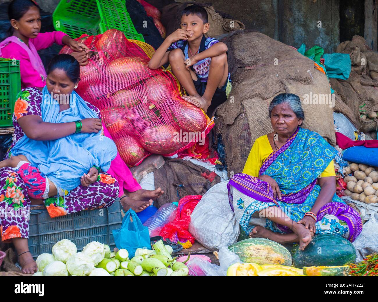 MUMBAI , INDIA - AUG 26 : Indian women in Dharavi on August 26 2019 ...