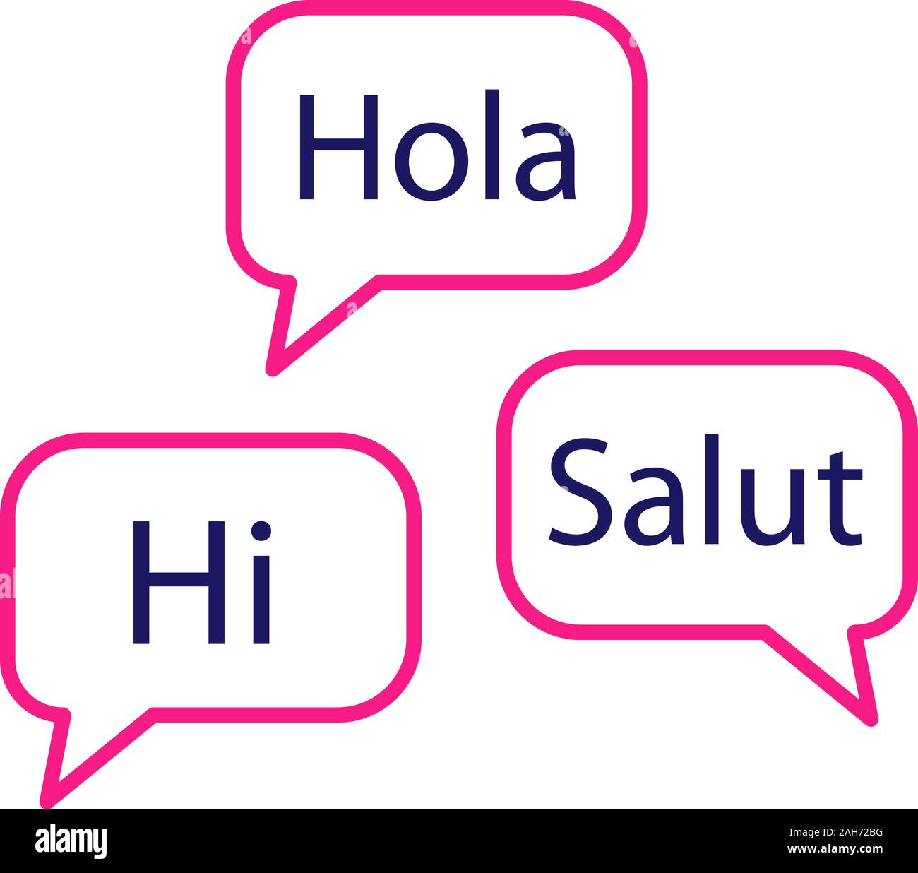 Language courses color icon. Elementary language proficiency. Speaking ...