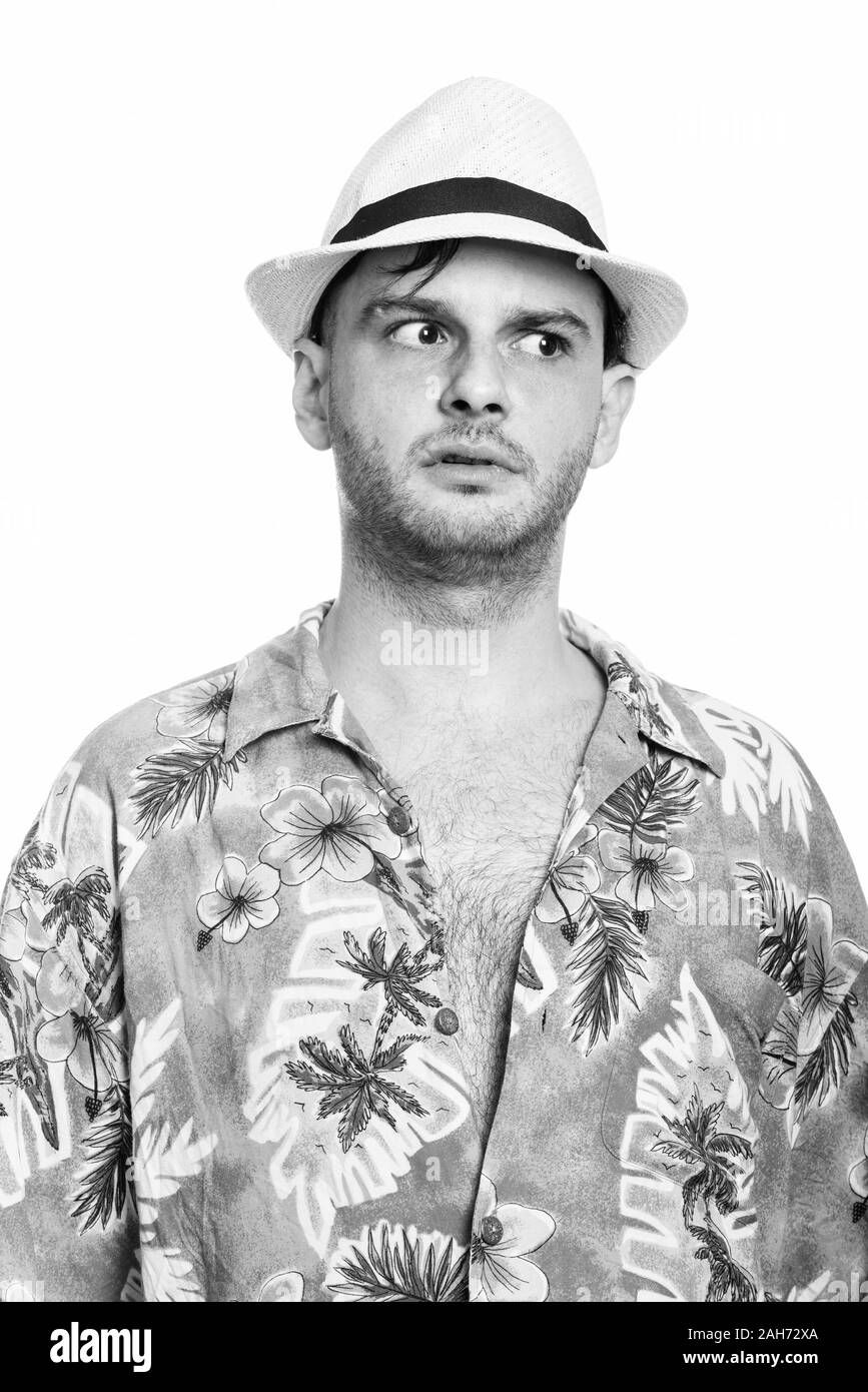 Man afraid close up hi-res stock photography and images - Alamy