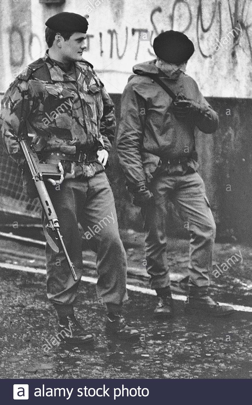 British Soldiers Ireland Troubles High Resolution Stock Photography and ...