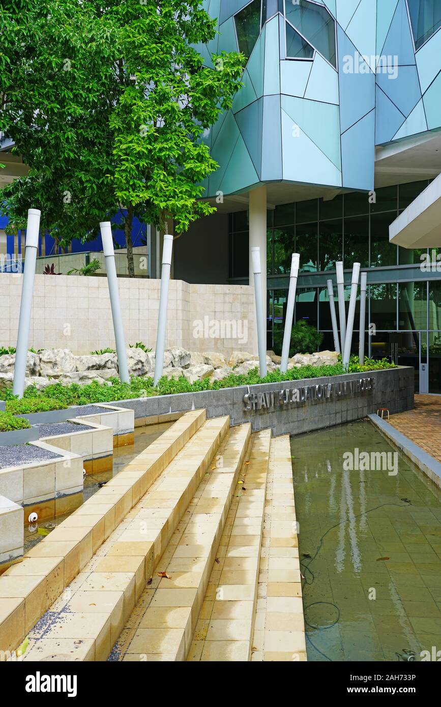SINGAPORE -4 DEC 2019- View of the campus of the National University of ...