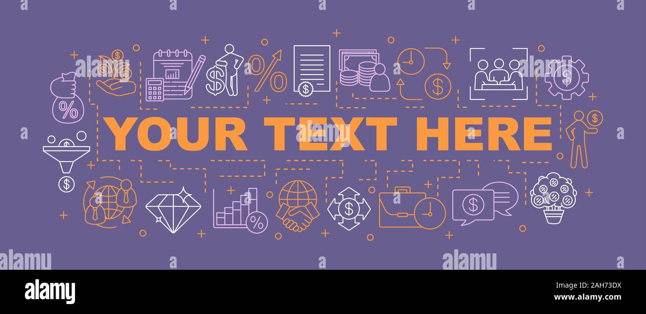 Investment word concepts banner. ROI. Presentation, website. Venture ...