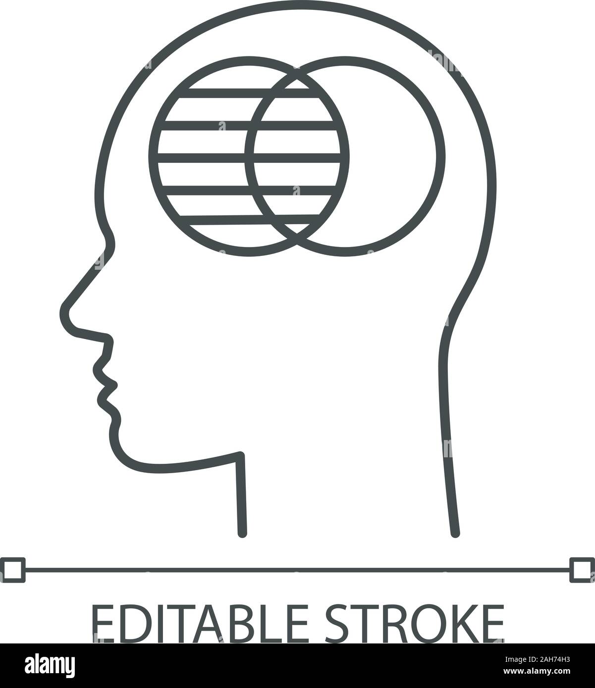 Corporate transparency linear icon. Transparency in business. Thin line ...