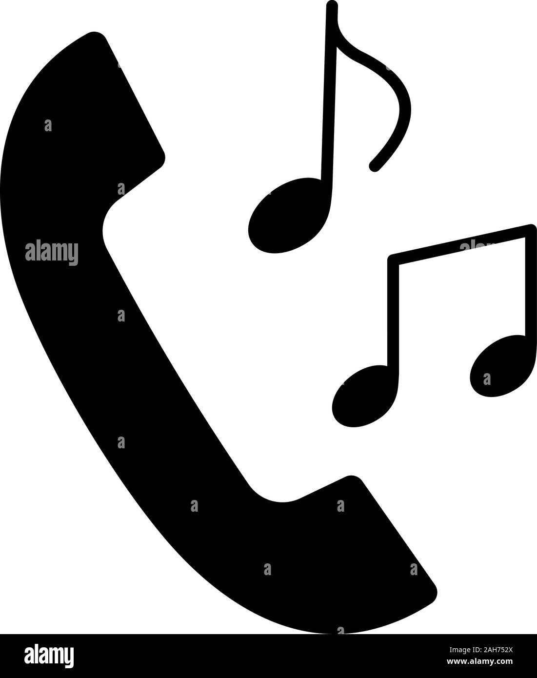 Ringtones symbol hi-res stock photography and images - Alamy