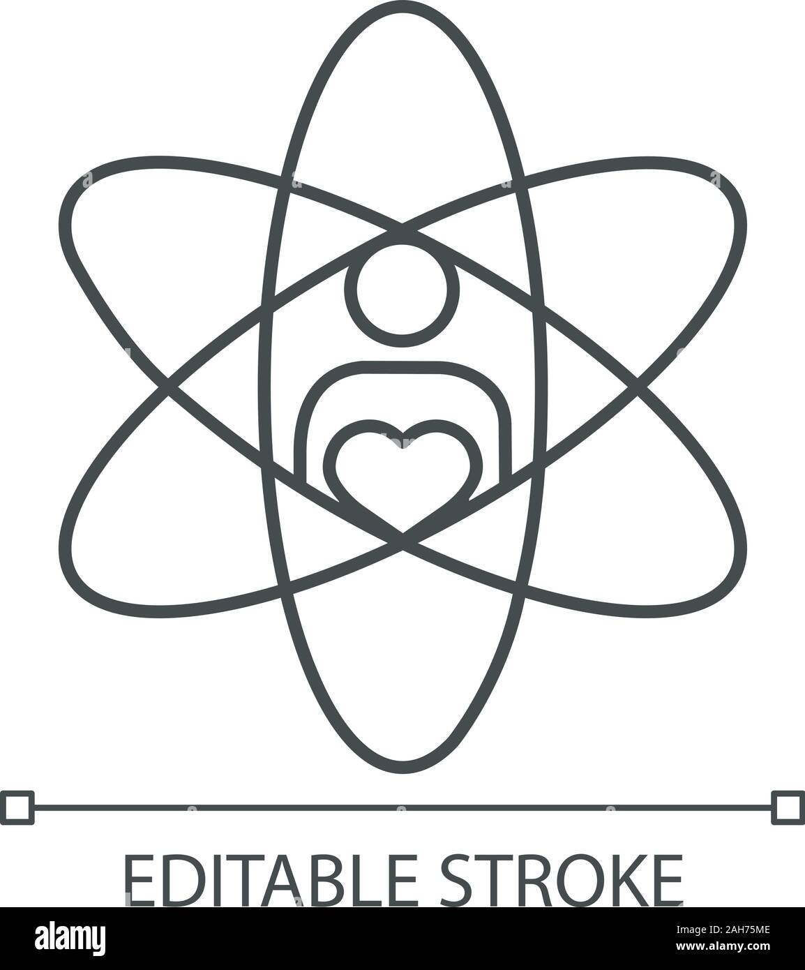 Core values linear icon. Ethical responsibility. Thin line illustration ...