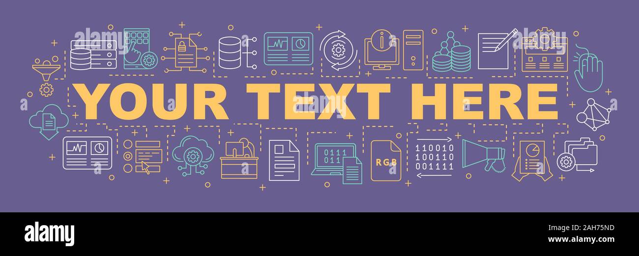 Web development word concepts banner. Graphic design. Programming ...