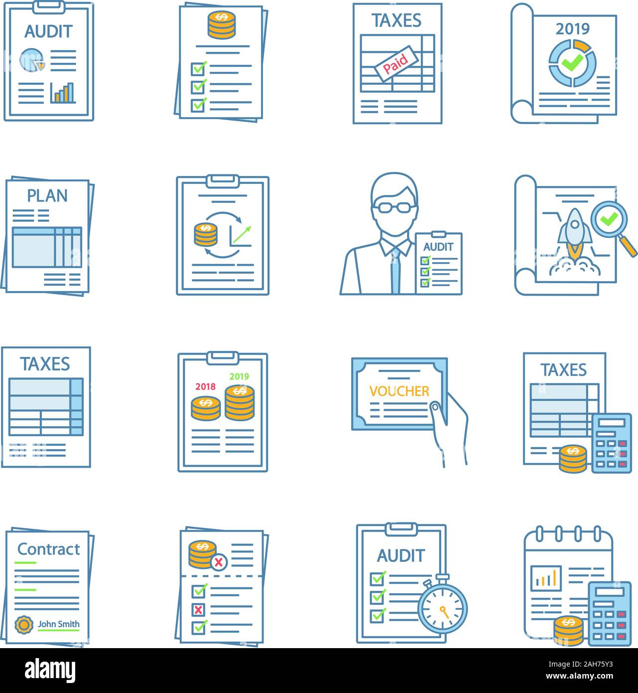 External audit Stock Vector Images - Alamy