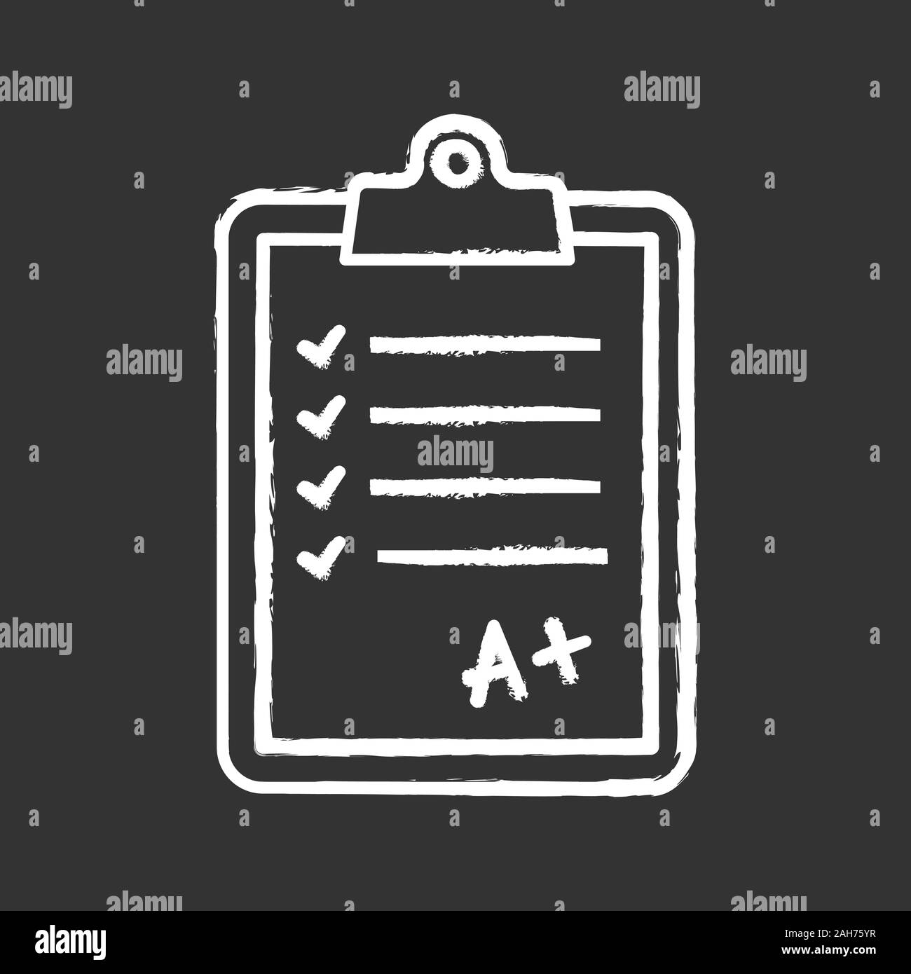 Language Test Chalk Icon Educational Testing Language Proficiency