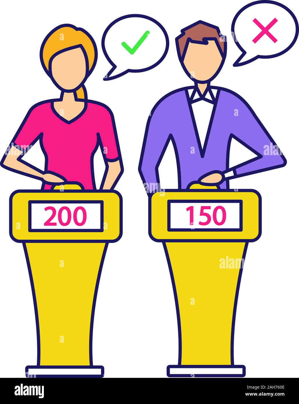 Quiz show buzzer hi-res stock photography and images - Alamy