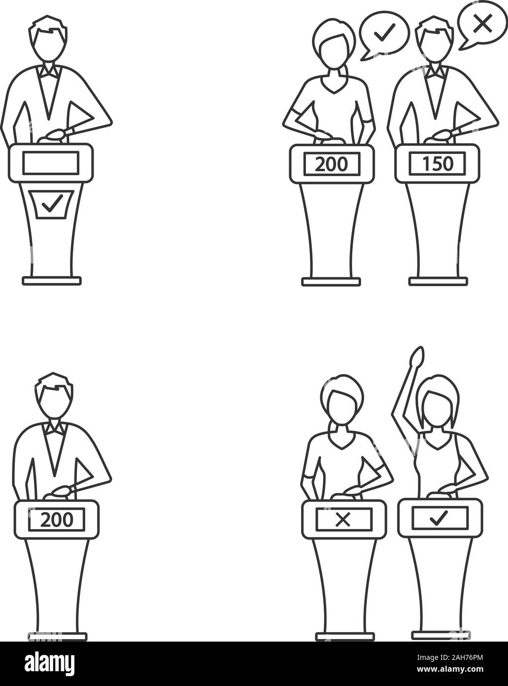 Game Show Winners Clip Art