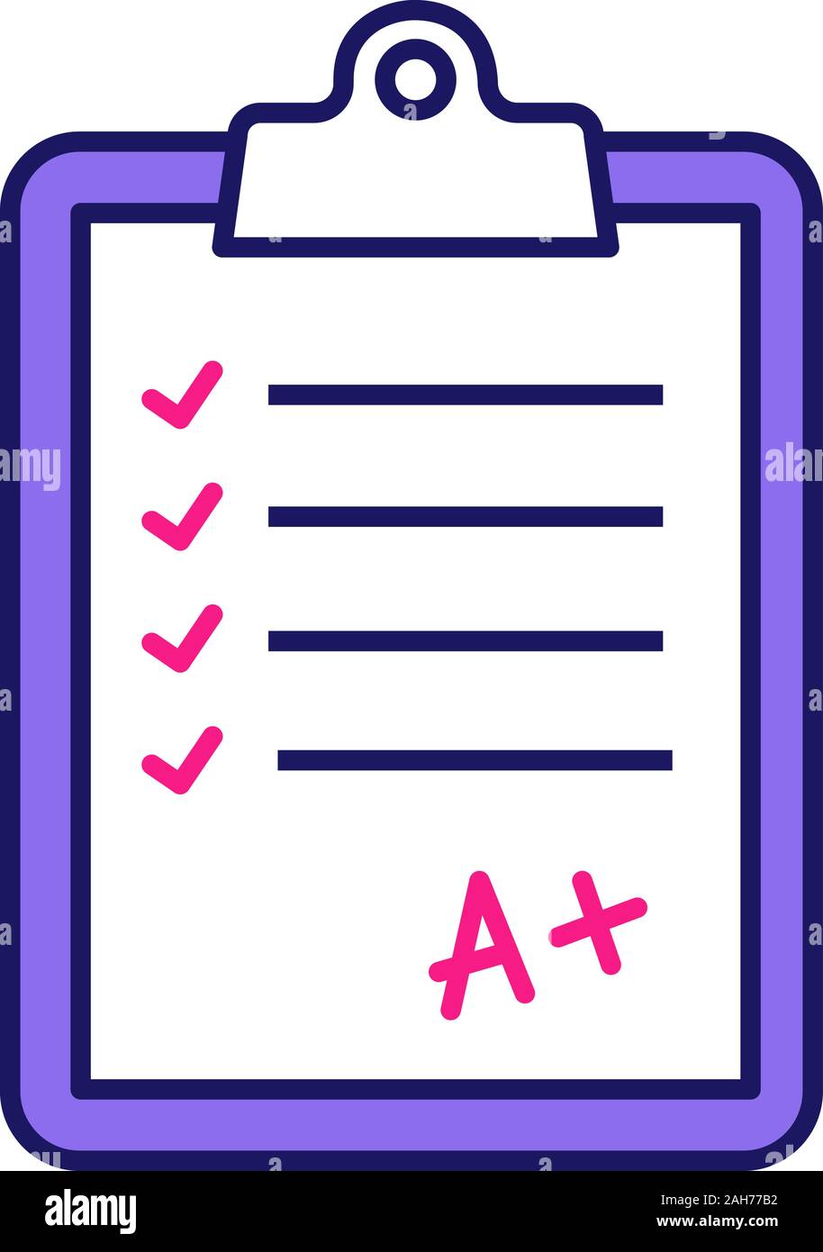 Language test color icon. Educational testing. Language proficiency ...