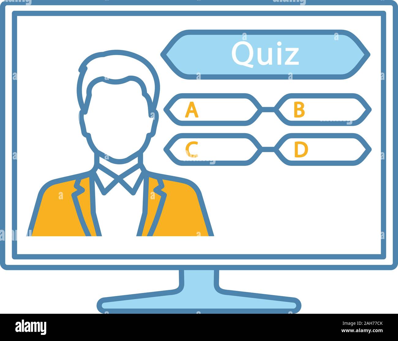 TV quiz show color icon. Television intellectual game. Online quiz ... TV quiz show color icon. Television intellectual game. Online quiz ...
