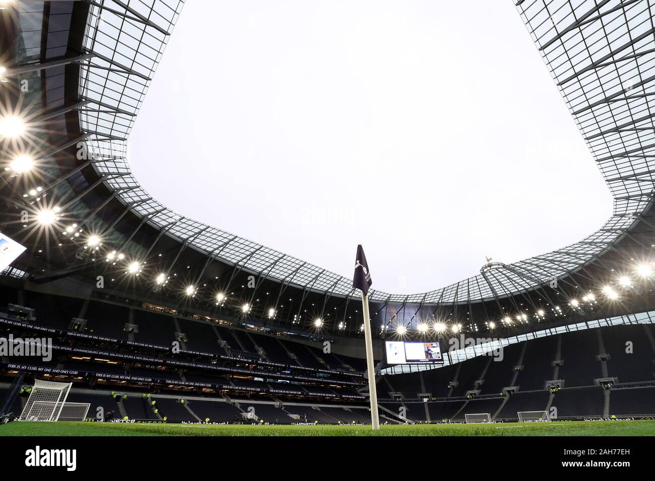 A view of the ground before the Premier League match at the Tottenham ...