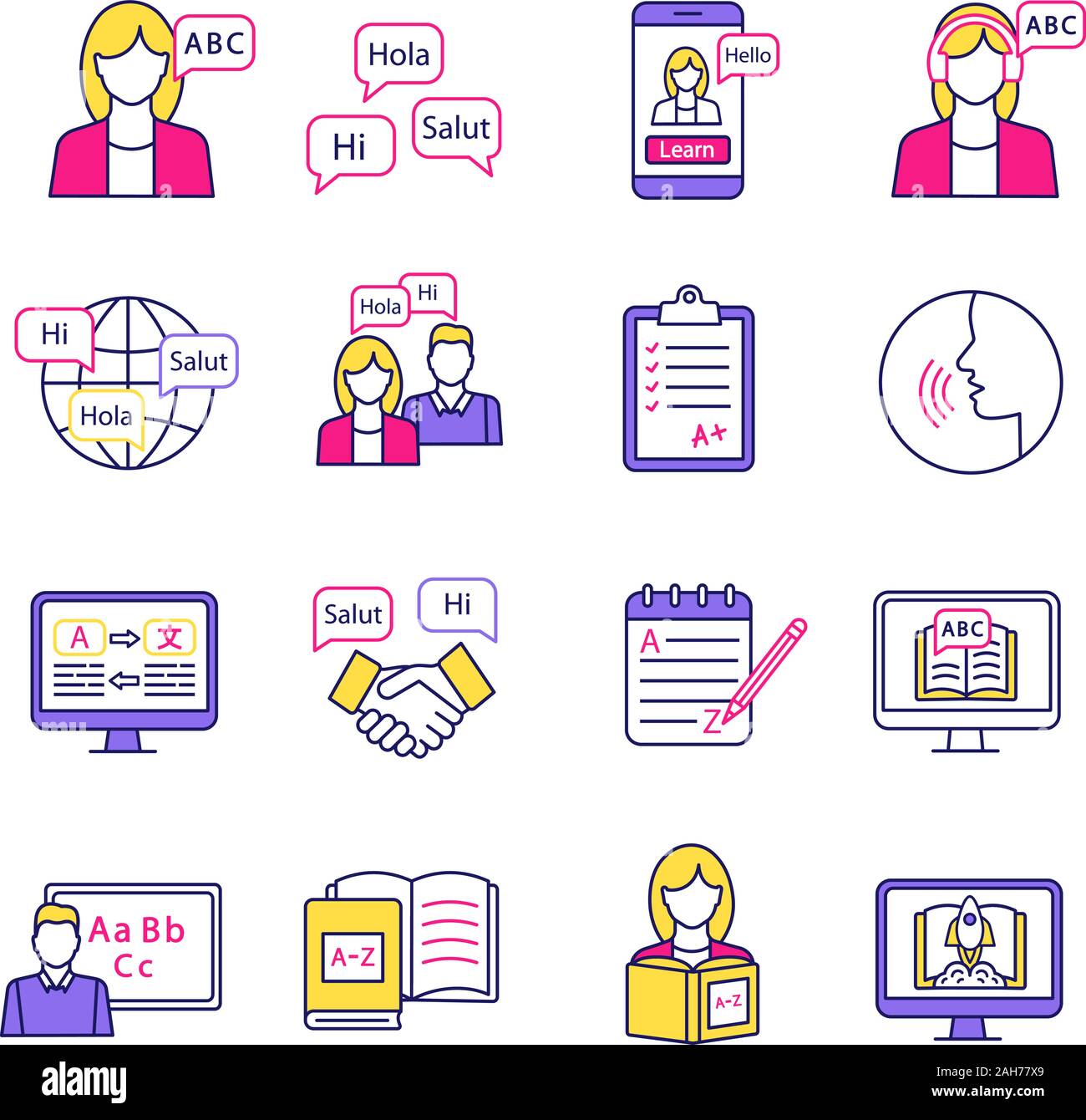 English Language Icons