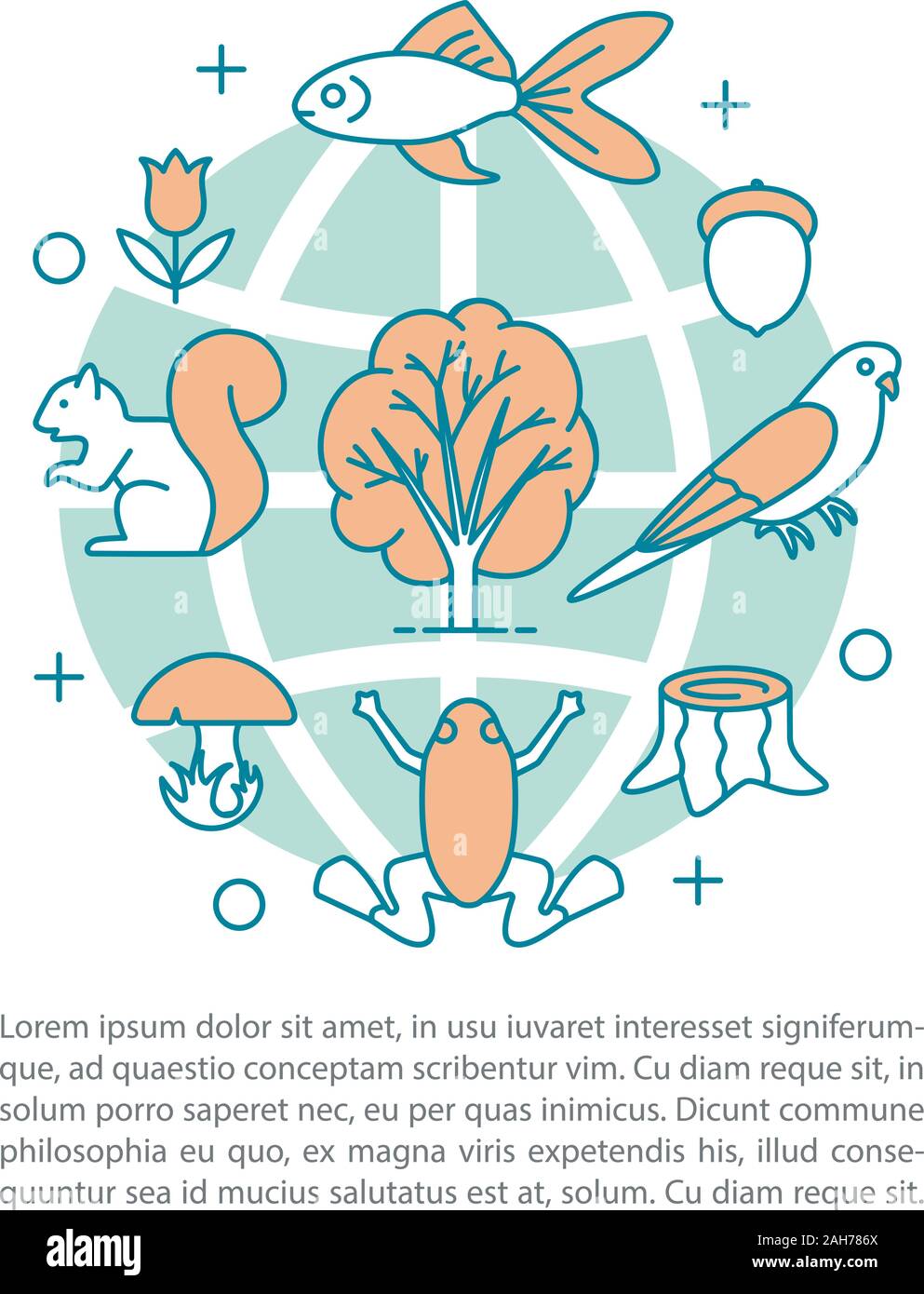 Flora and fauna magazine Stock Vector Images - Alamy