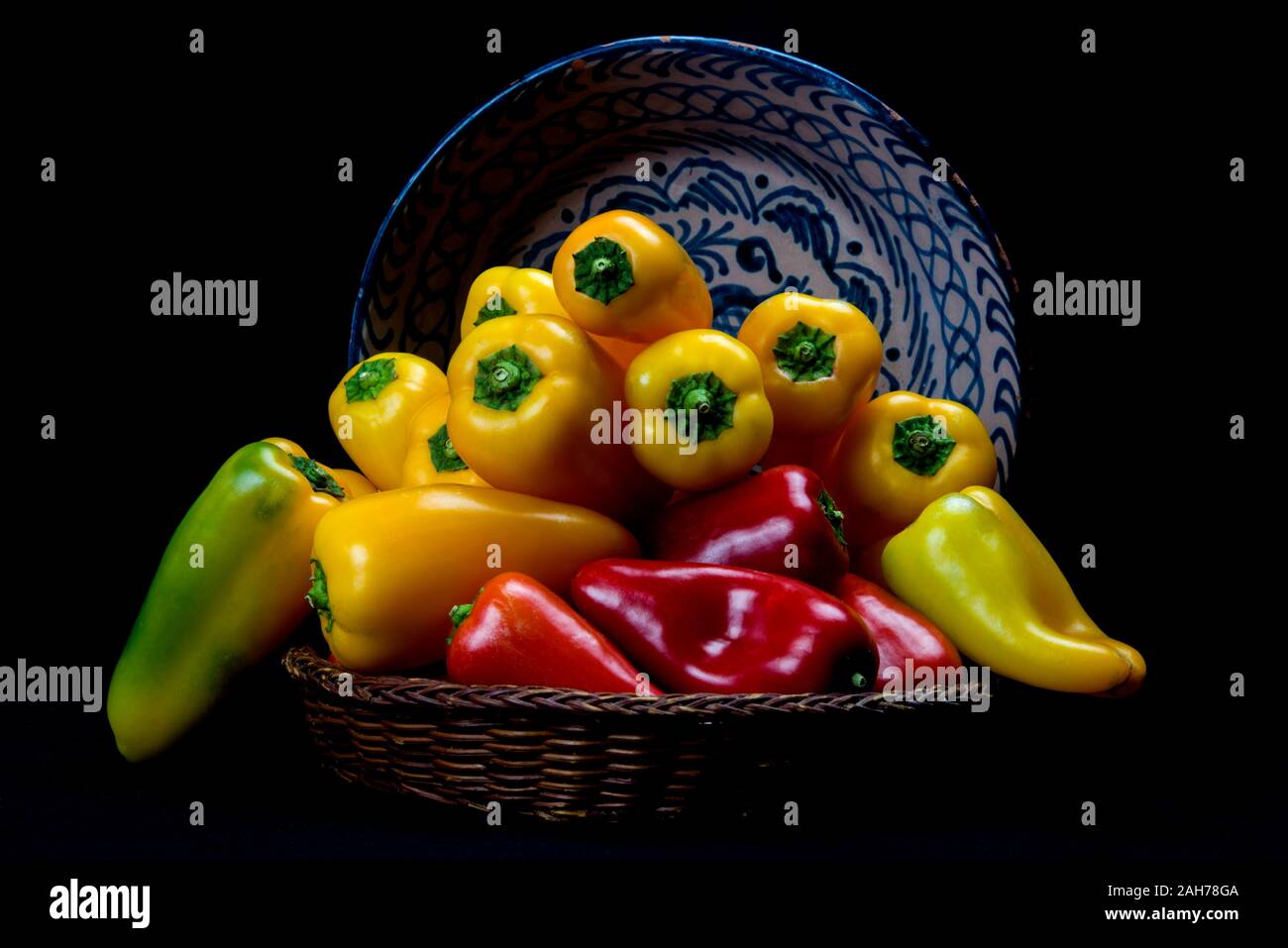 Red peppers still life hi-res stock photography and images - Alamy