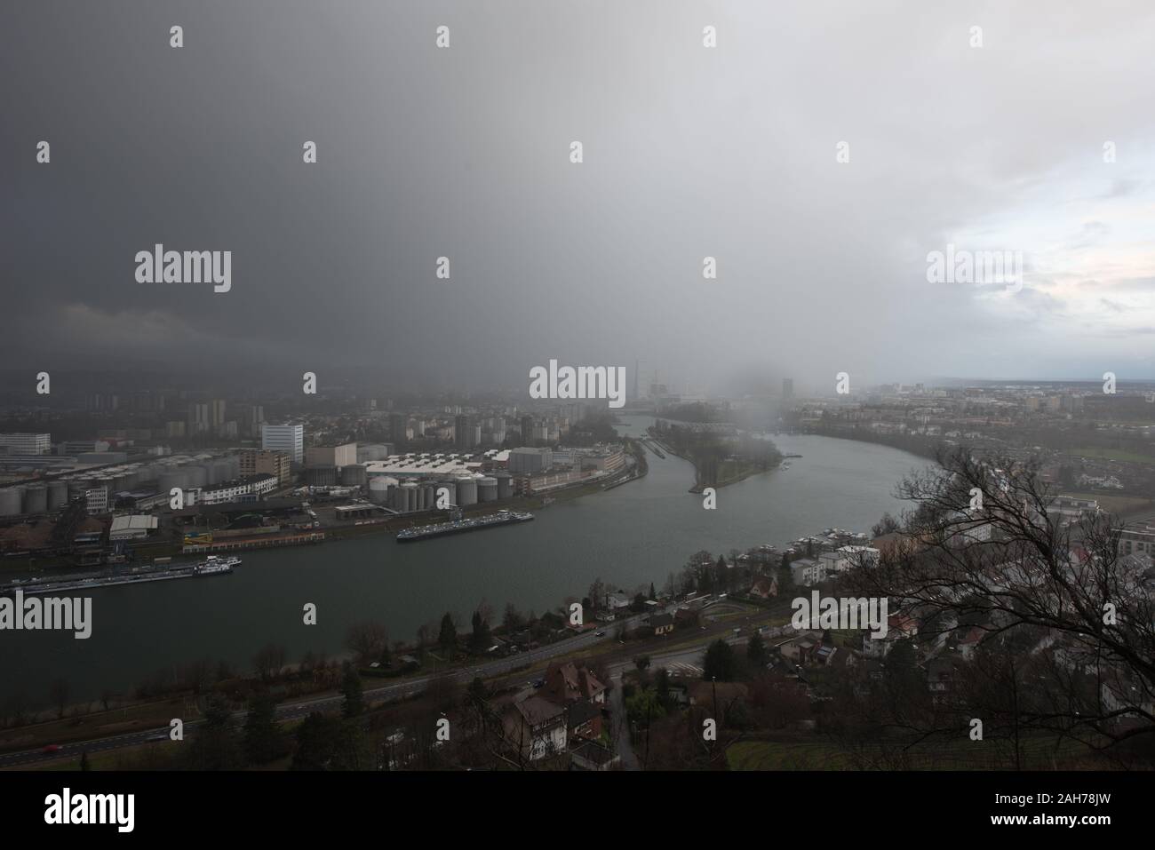 Rhine between germany and switzerland hi-res stock photography and ...