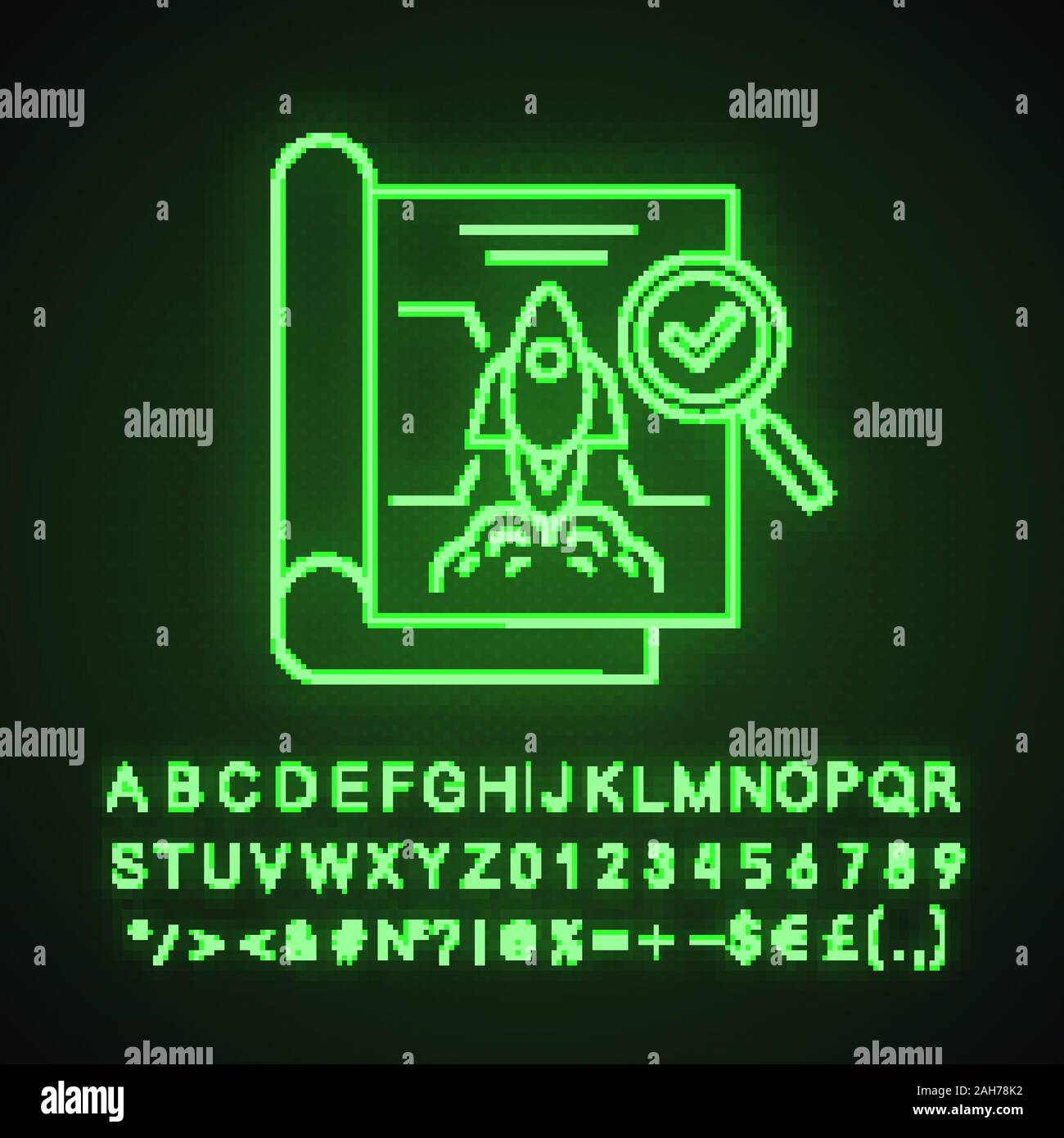 Magnifying glass numbers Stock Vector Images - Alamy