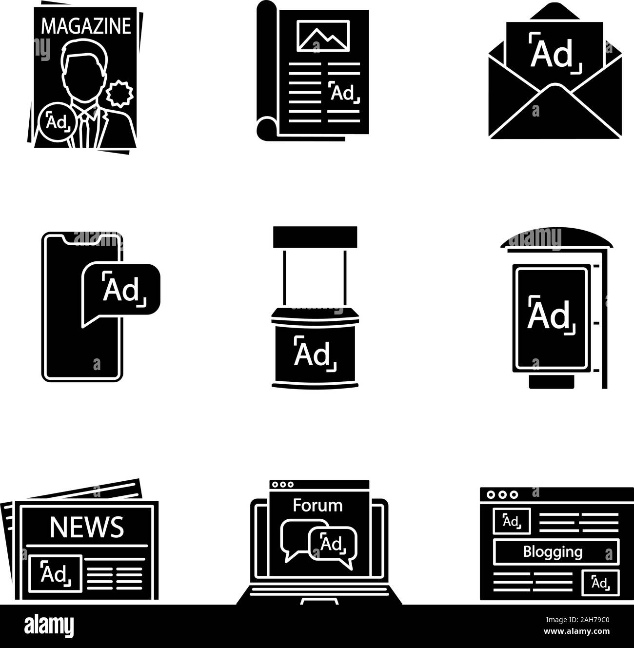 Classic newspaper ads Stock Vector Images - Alamy