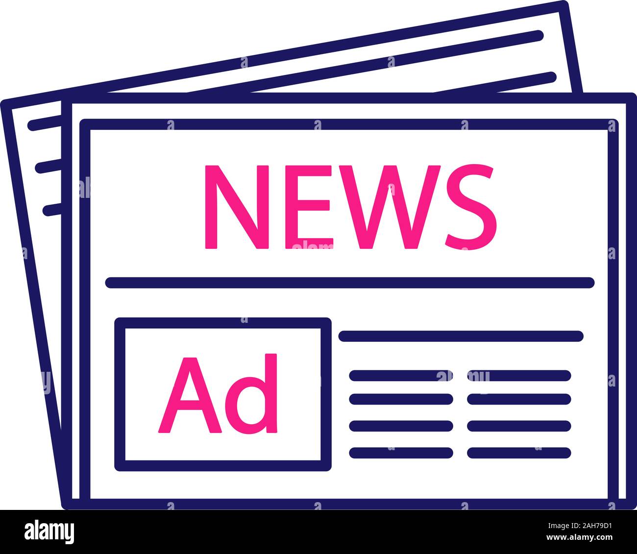 Print Media Advertising Icon