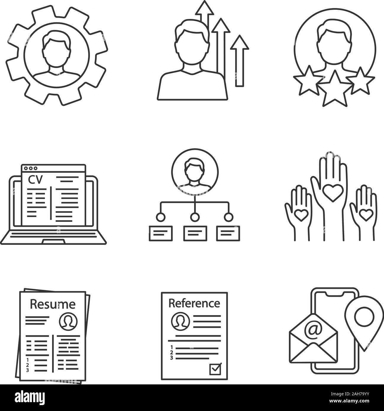 Compassion or outstanding personal achievements Stock Vector Images - Alamy