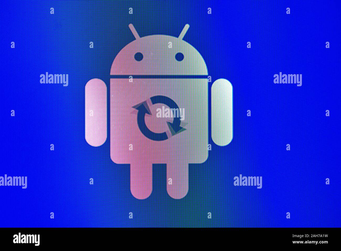 Android Logo Blue