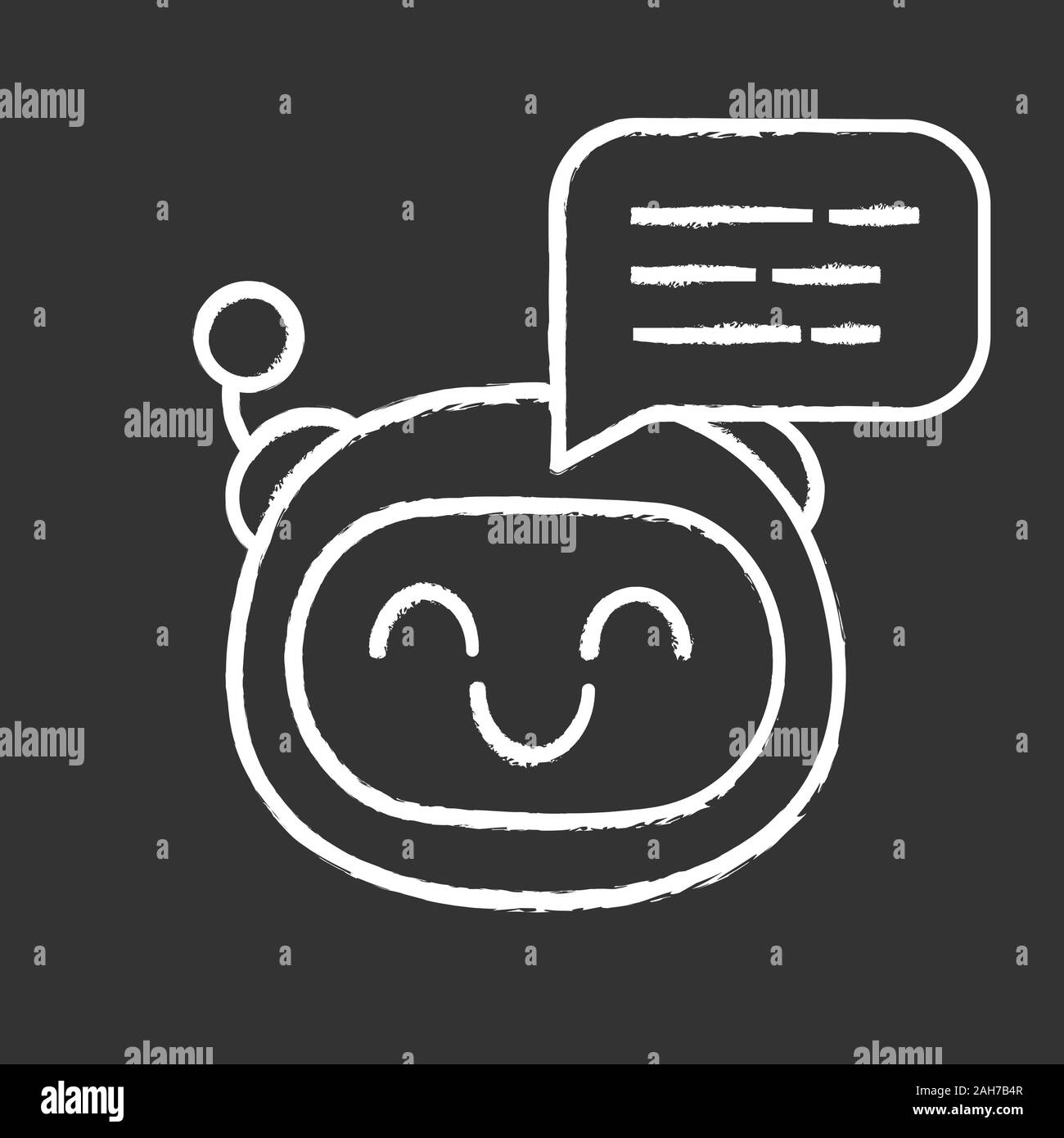 Chatbot window Black and White Stock Photos & Images - Alamy