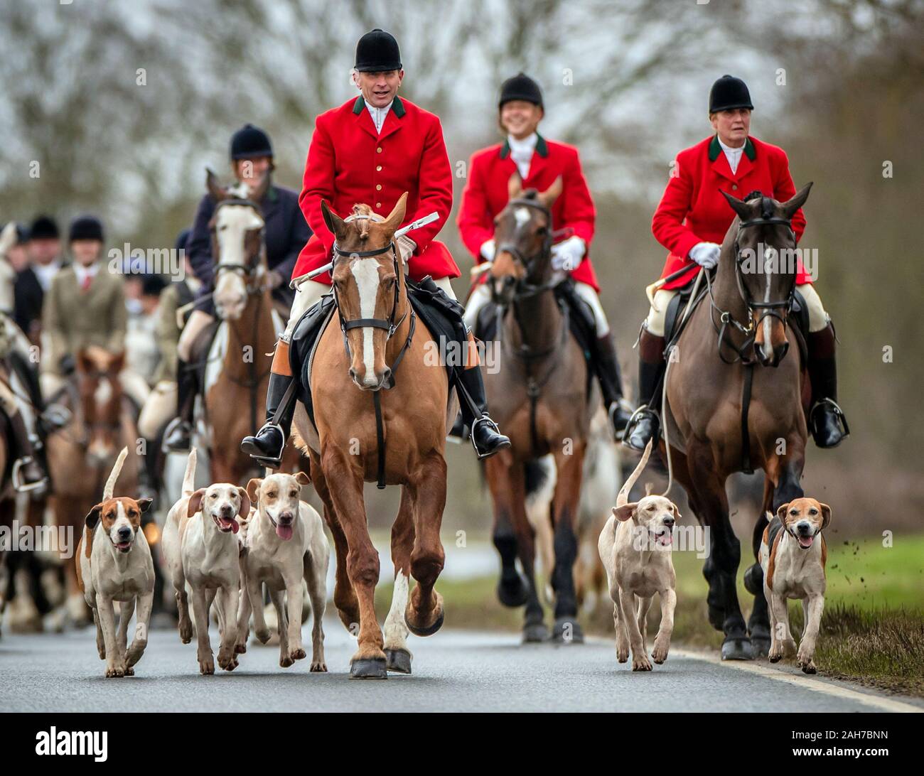 Rufford hunt take part hi-res stock photography and images - Alamy