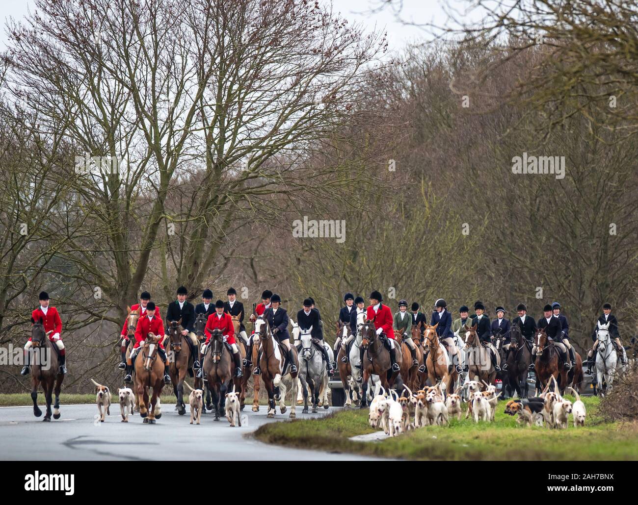 Rufford hunt take part hi-res stock photography and images - Alamy