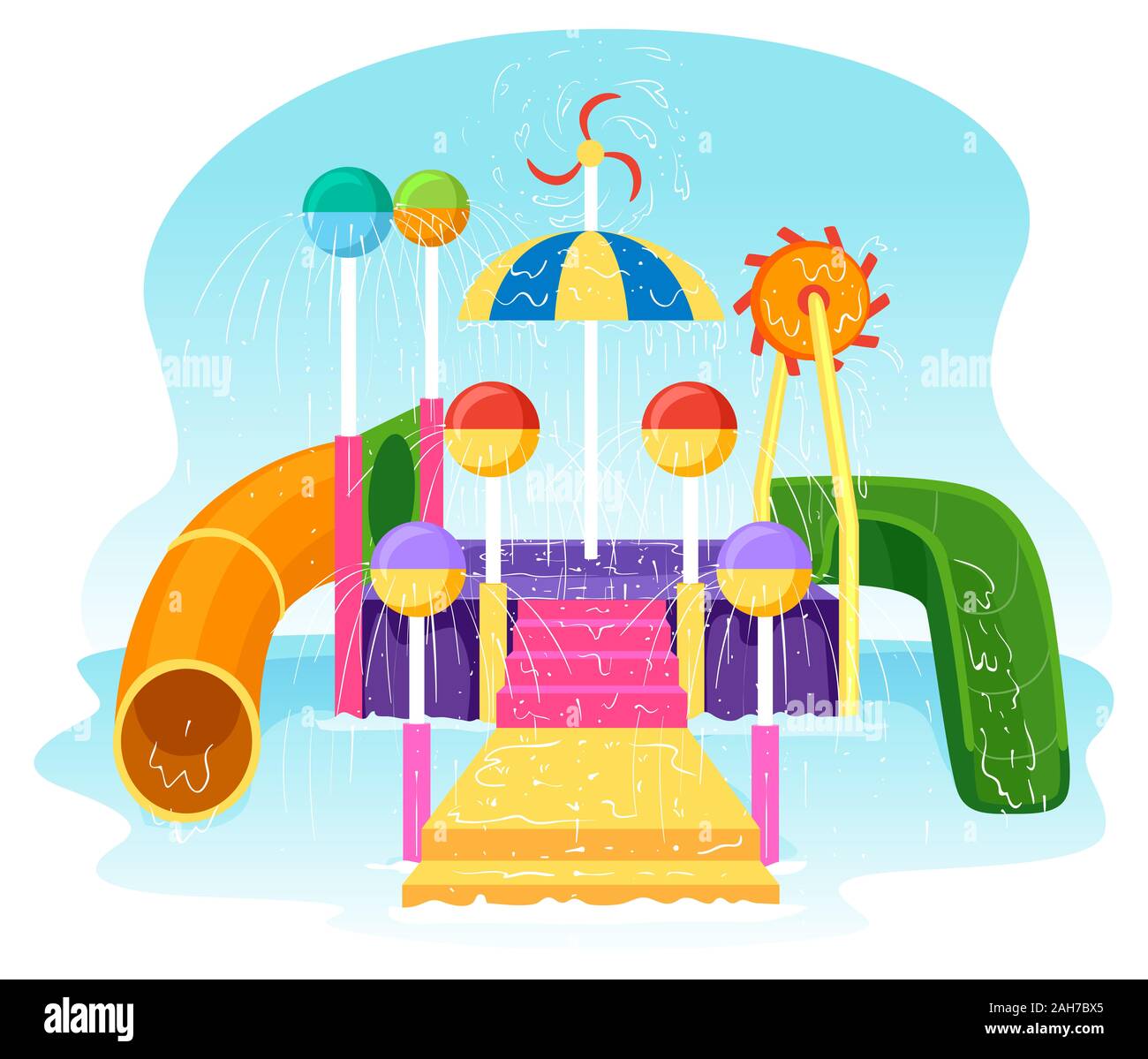 Stairs into a pool Cut Out Stock Images & Pictures - Alamy