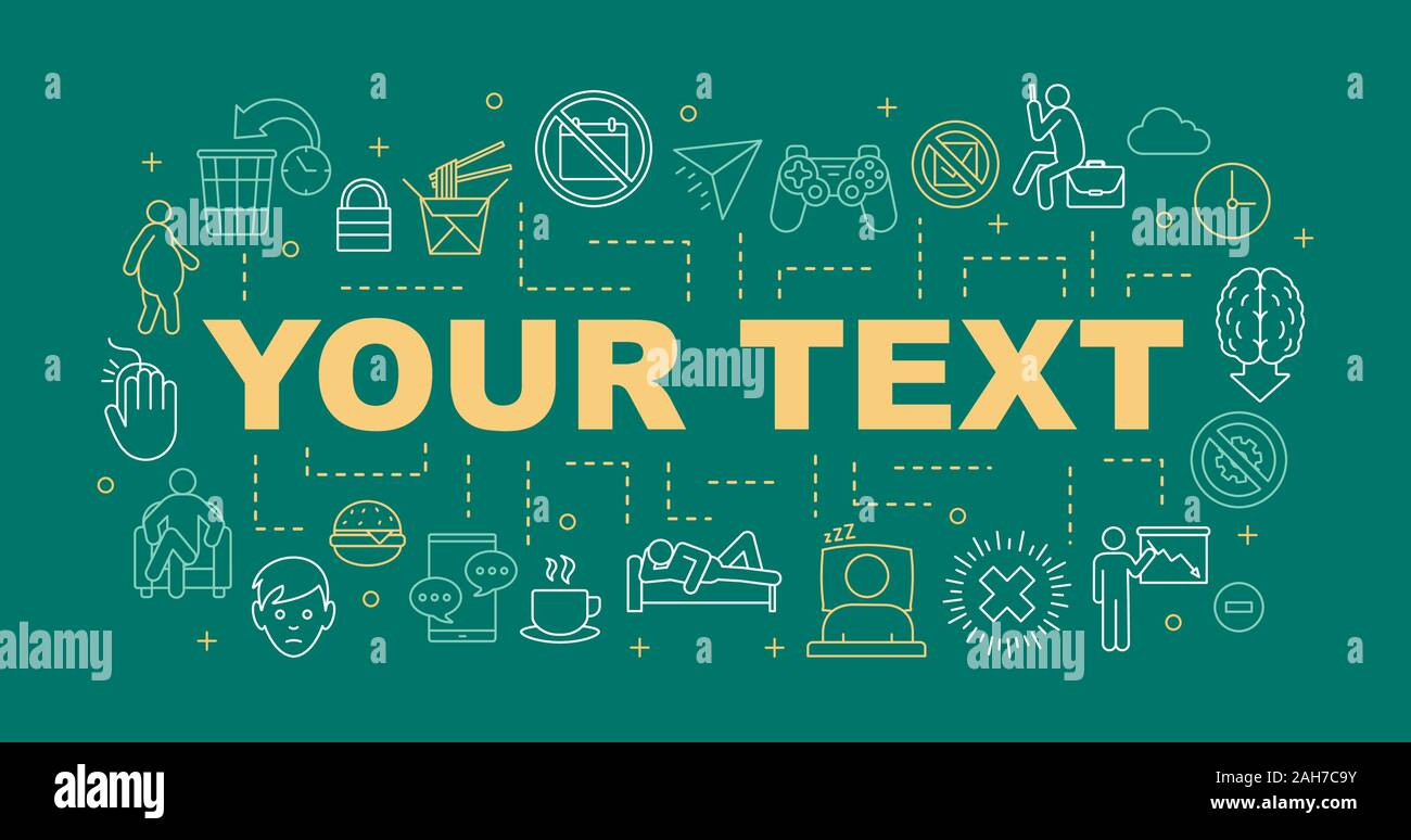 Laziness word concepts banner. Procrastination. Wasting time ...