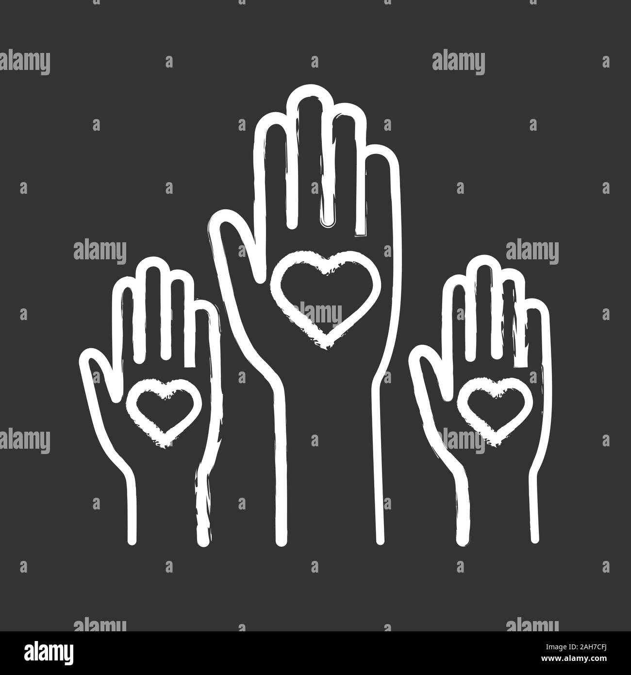 Charity event volunteers Stock Vector Images - Alamy