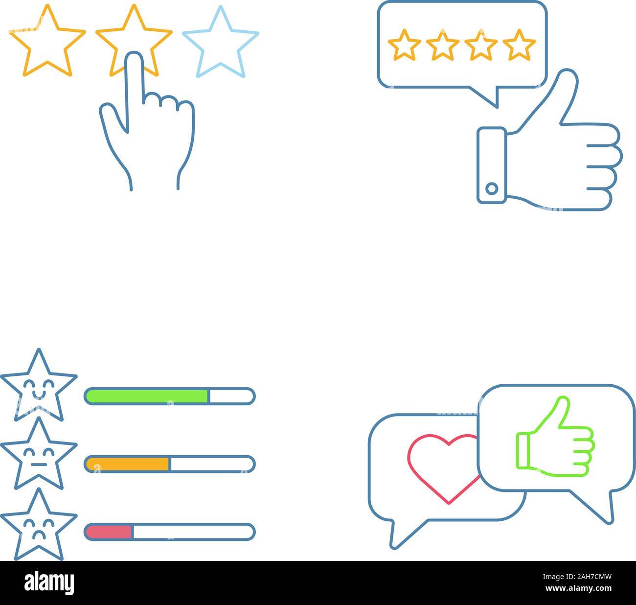 Star rating scale vector vectors hi-res stock photography and images ...